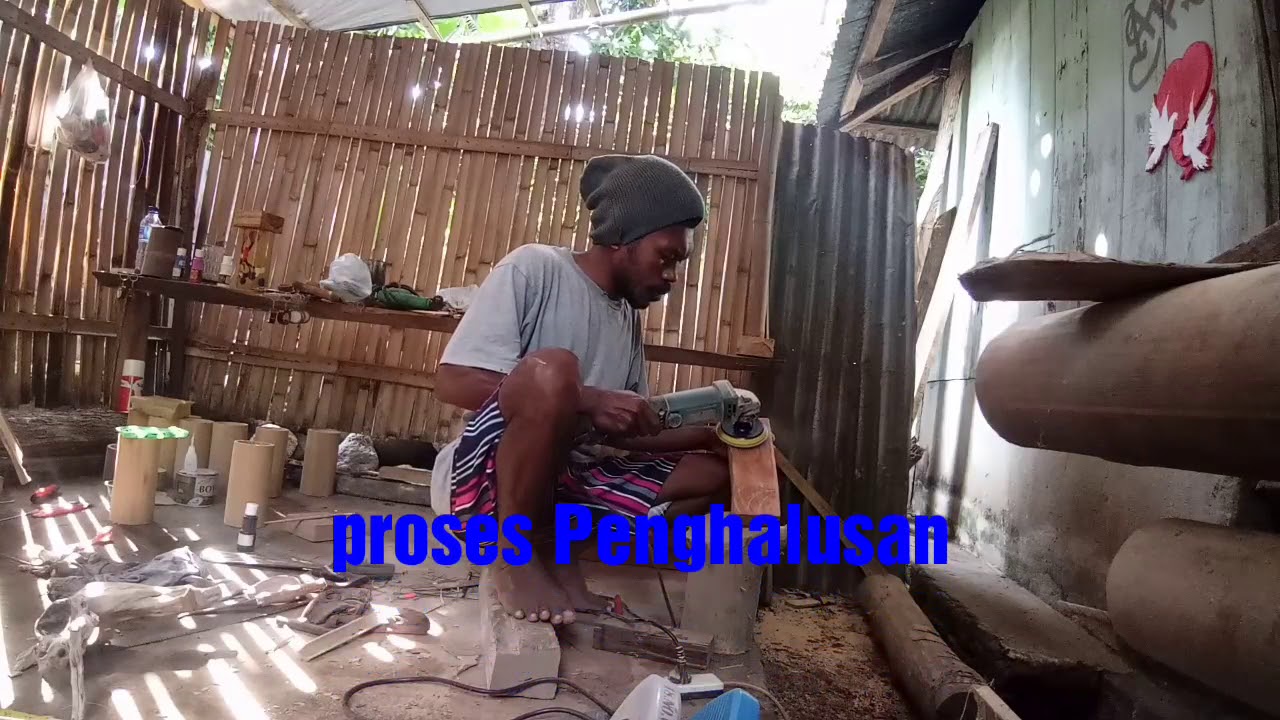 Cara Membuat Dudukan Pot Bunga Unik Dari Akar Kayu - YouTube