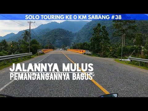 Touring Jalur Lintas Barat Sumatera Meulaboh - Banda Aceh, Jalannya Mulus Pemandangannya Bagus