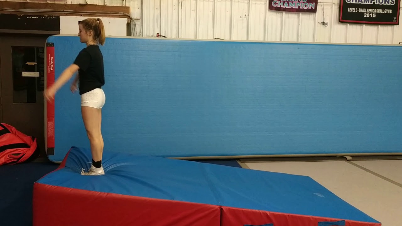Back Tuck back handspring transition - YouTube