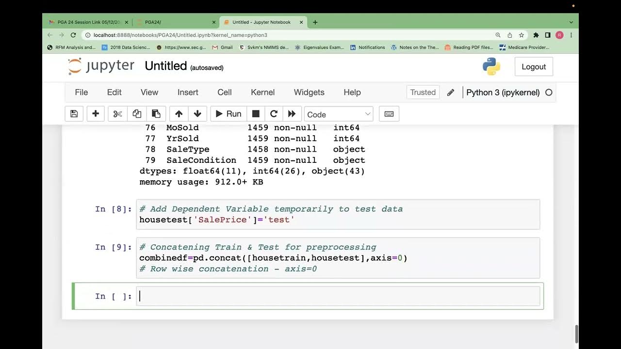 Data Science Machine Learning Capstone Project Data Preprocessing Python House Price Prediction ...