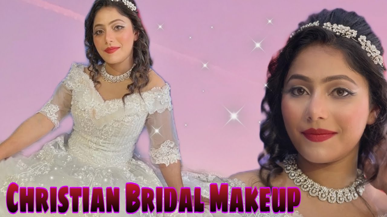 Christian Bridal Makeup || Step by step || Full cut Crease Eyes | Your ...