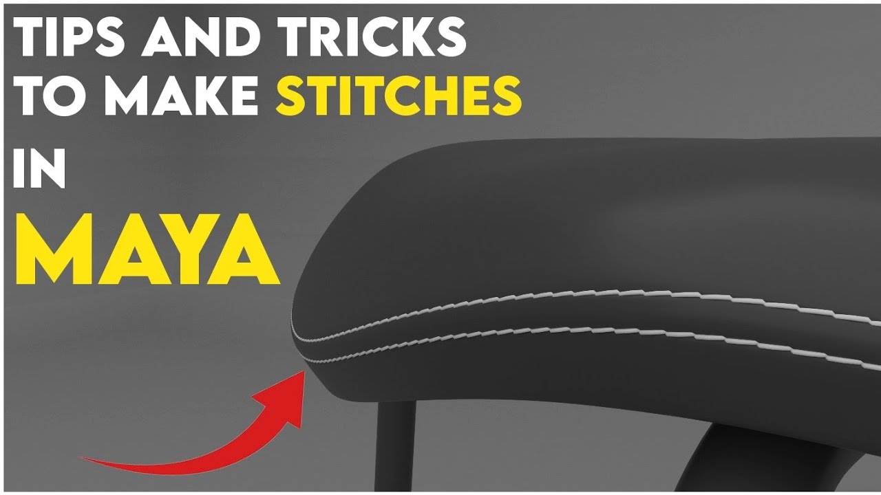 How To Add Stitches in Maya | 3D Model | Tips and Tricks | Autodesk ...
