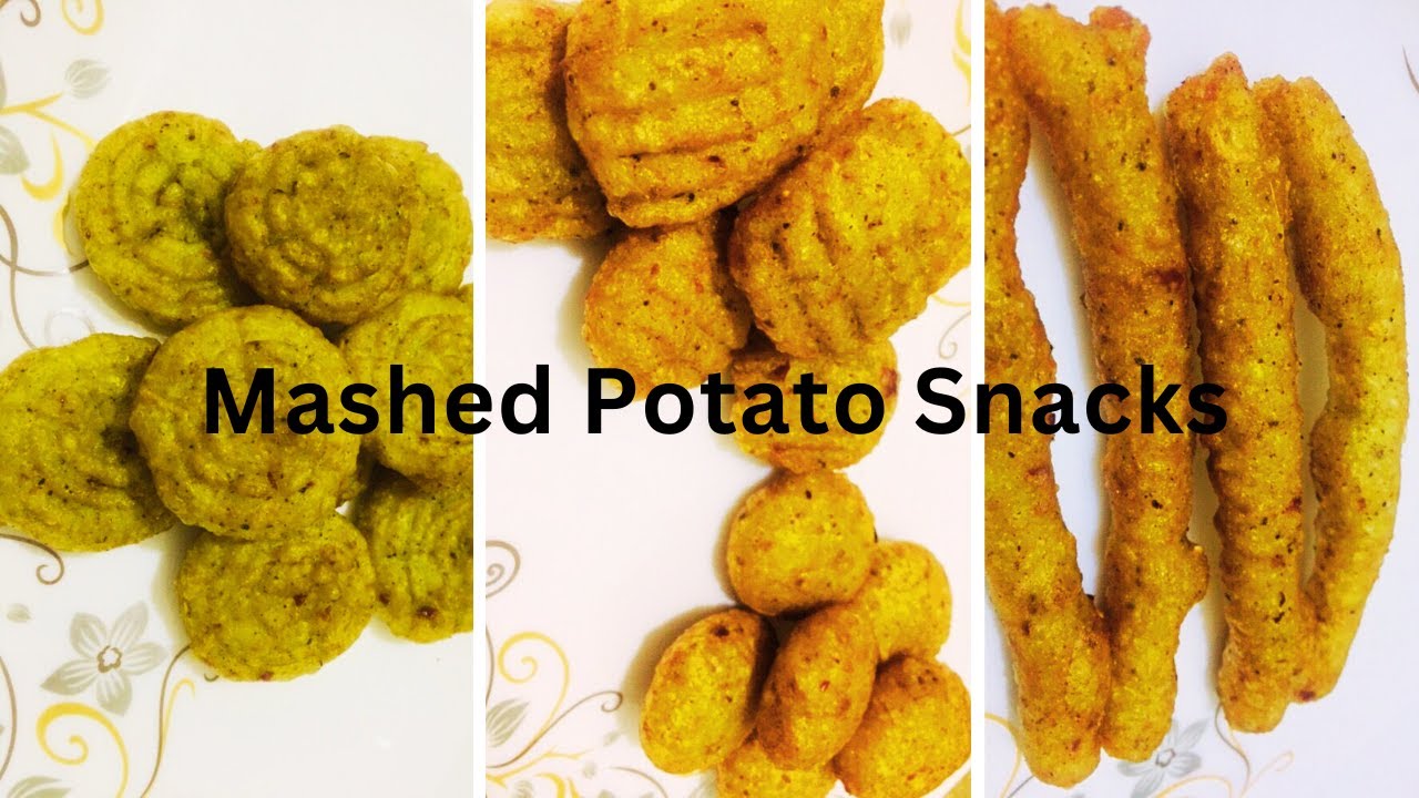 Mashed Potato Snacks With 4 Different Shapes | BIGKitchen - YouTube