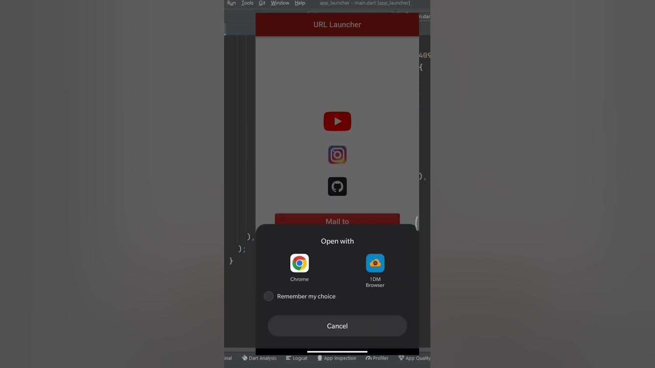 URL Launcher|url_launcher|Day 19#100daysflutterchallenge#flutter#shorts ... URL Launcher|url_launcher|Day 19#100daysflutterchallenge#flutter#shorts ...
