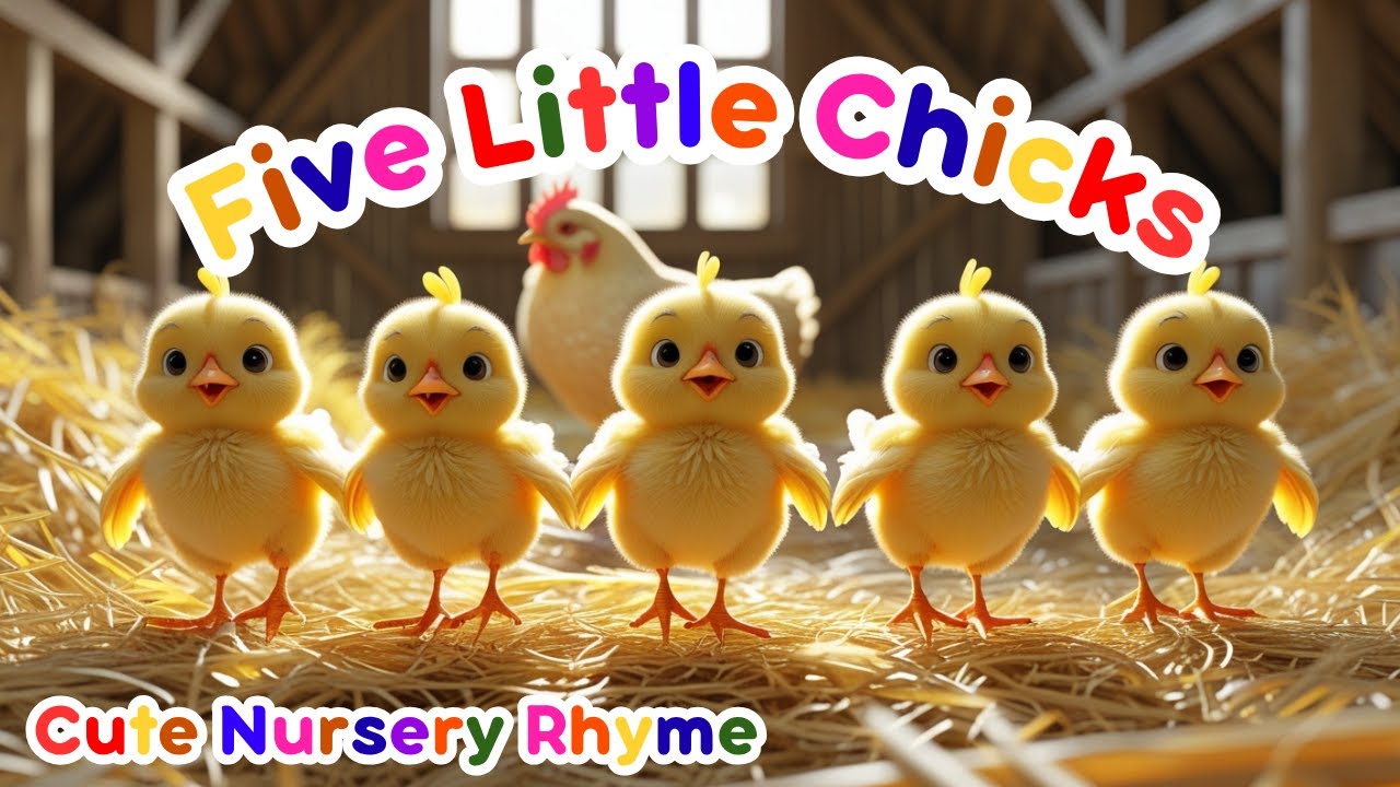 Five Little Chicks 🐣 | Fun Counting Song for Kids | Yaya Rhymes - YouTube
