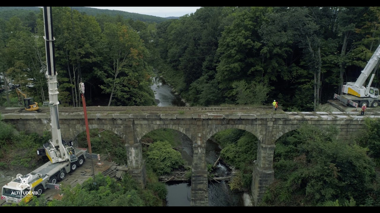 Stone Arch Bridge Construction - YouTube