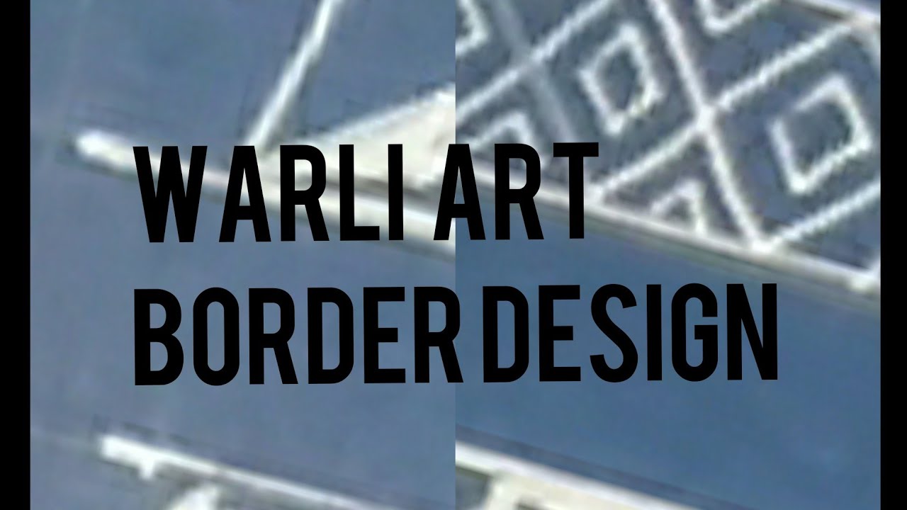 Warli Art||border design - YouTube