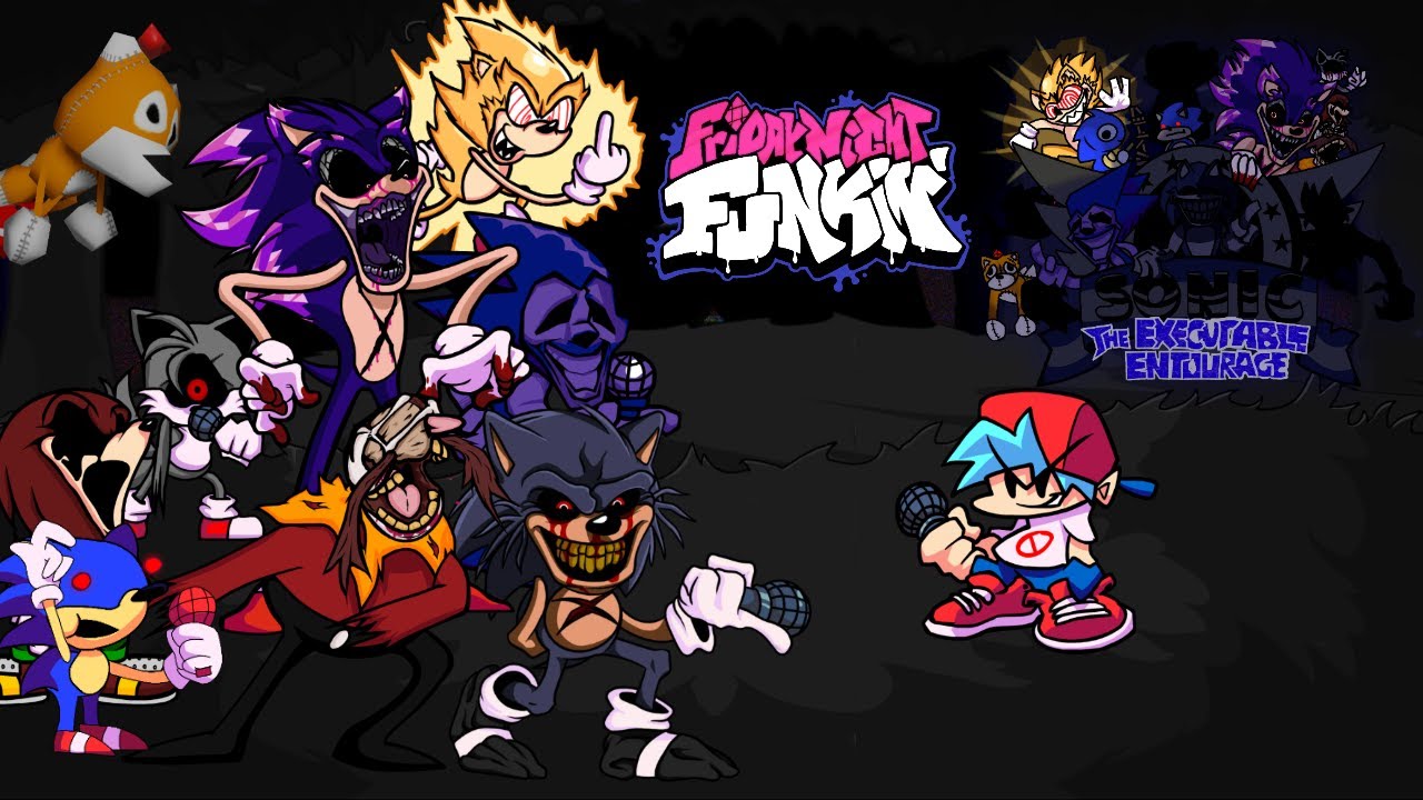 FNF The Executable Entourage (legacy) playthrough - YouTube