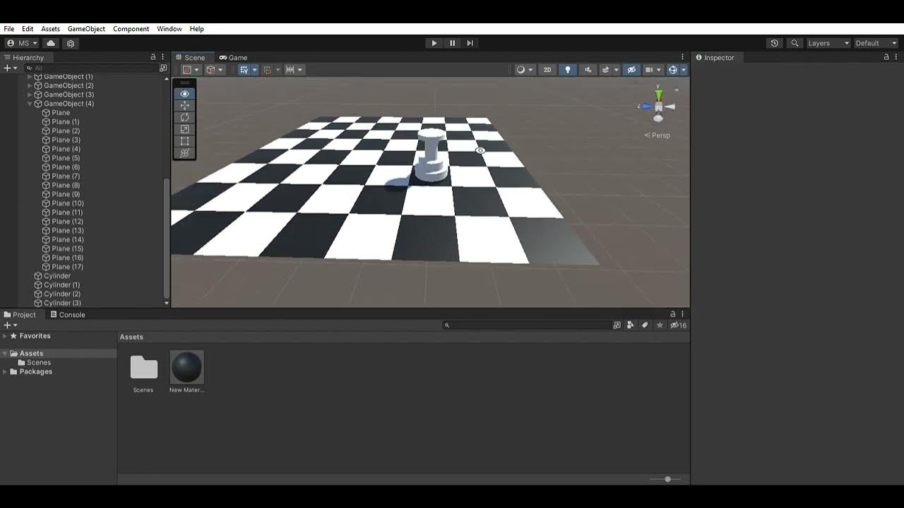 Unity chessboard tutorial - YouTube