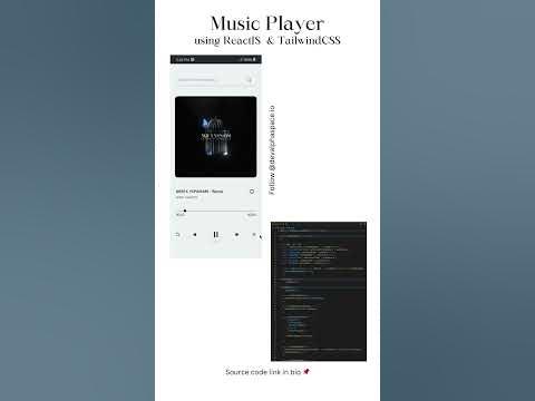 Music Player - using ReactJS, TailwindCSS and Spotify API. - YouTube