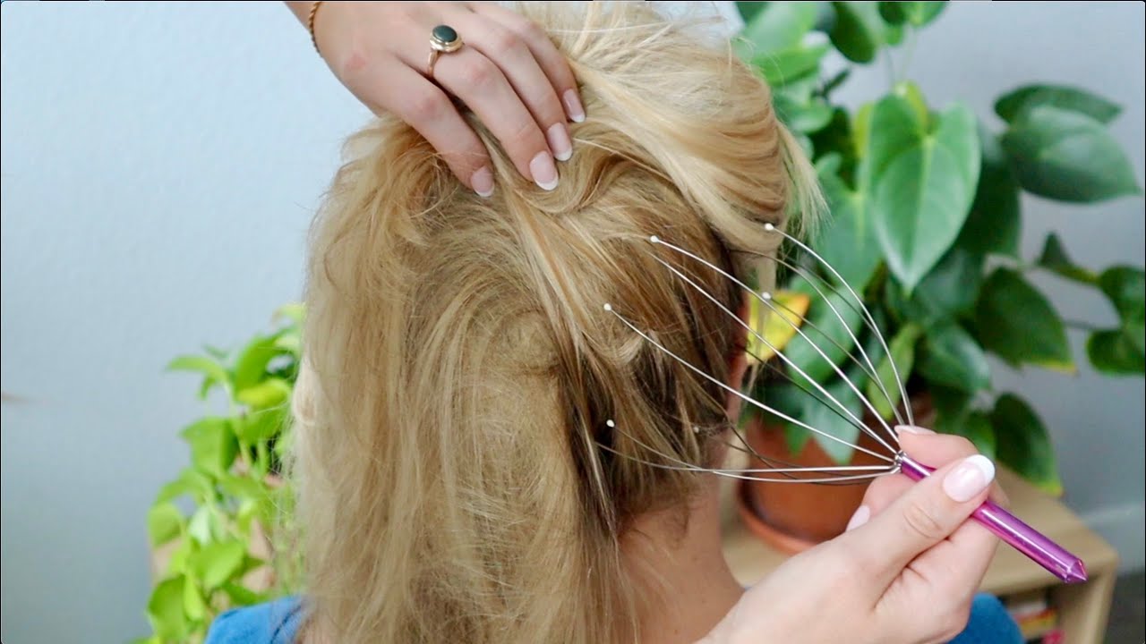 Asmr Scalp Massage 😴 ~instant Tingles~ Close Up Massage Tool Hair Sounds Whispered Youtube