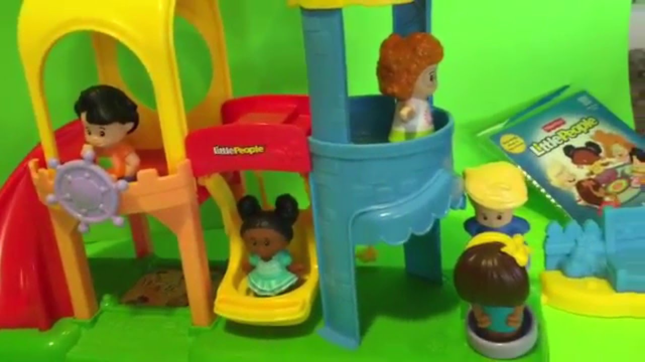 FISHER PRICE MY LITTLE PEOPLE PLAYGROUND GIFT SET WITH A CD - YouTube