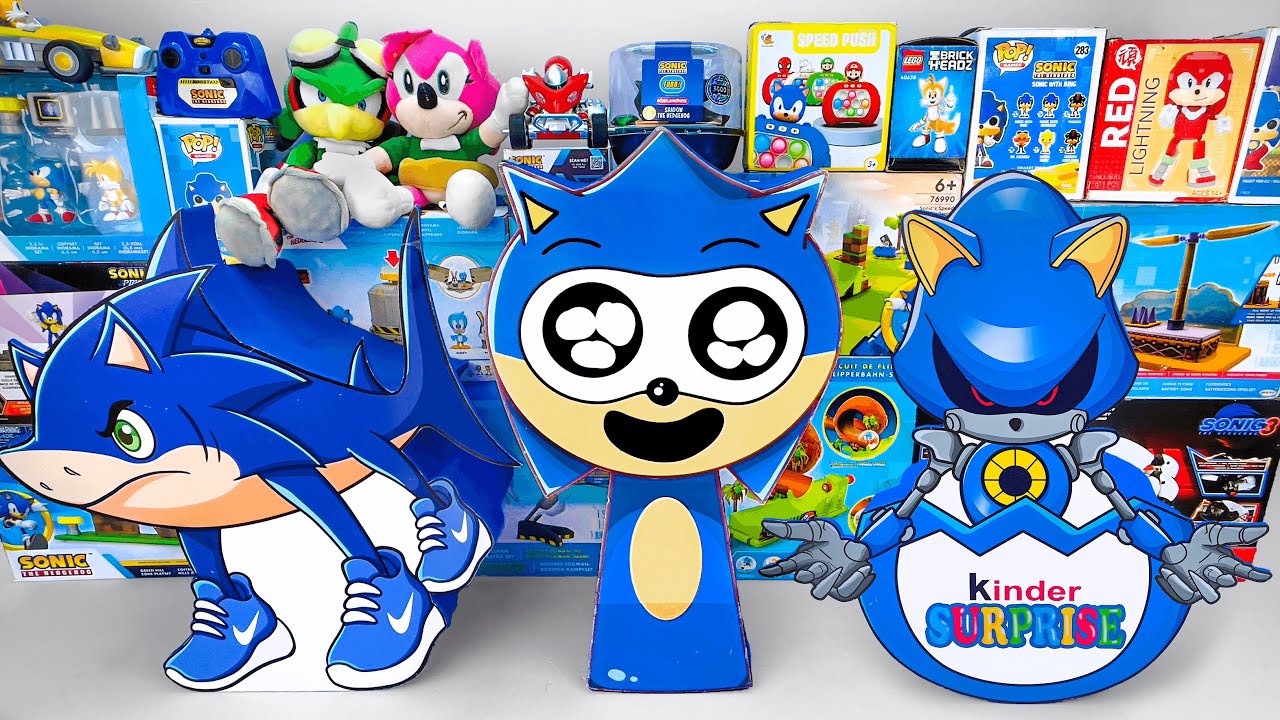Unboxing Sonic The Hedgehog Toys Collection ASMR | Sonic Mystery Box ...
