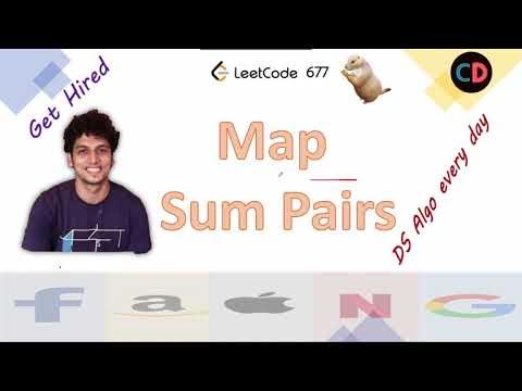Map Sum Pairs | Leetcode 677 | Live coding session - YouTube