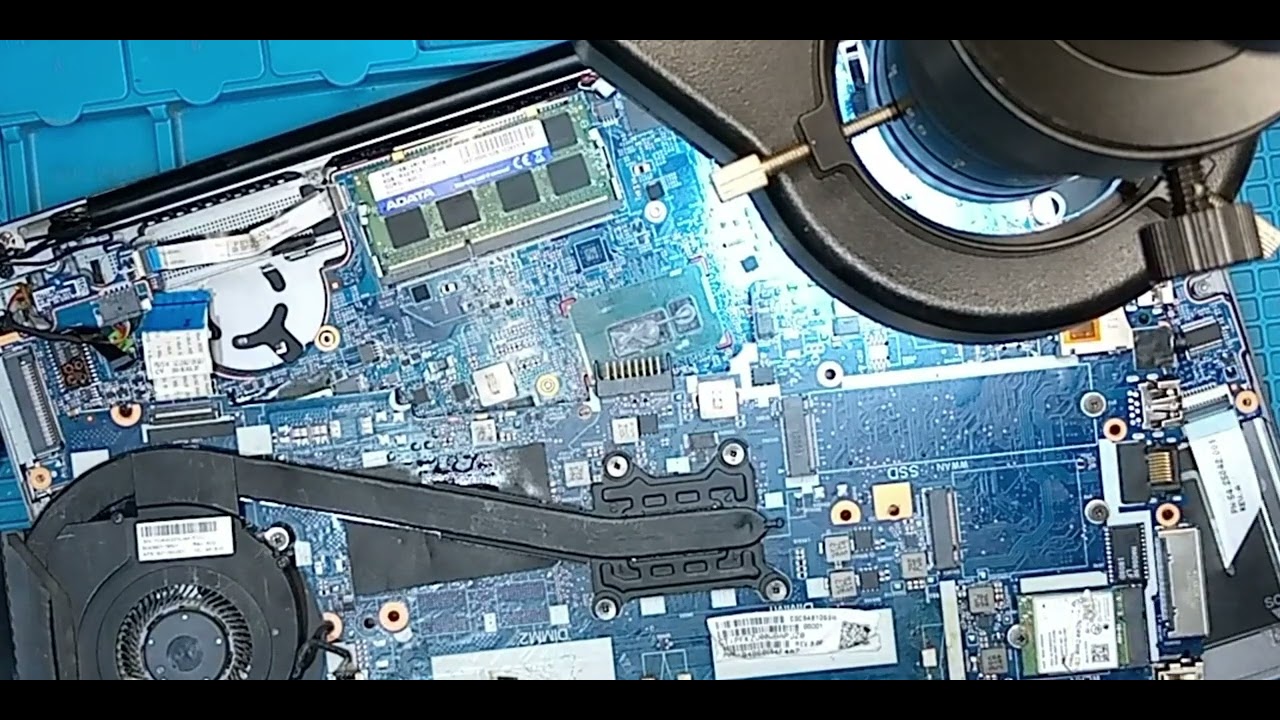 HP Elitebook Folio laptop BIOS chip repair gone wrong. Ripped-off ...