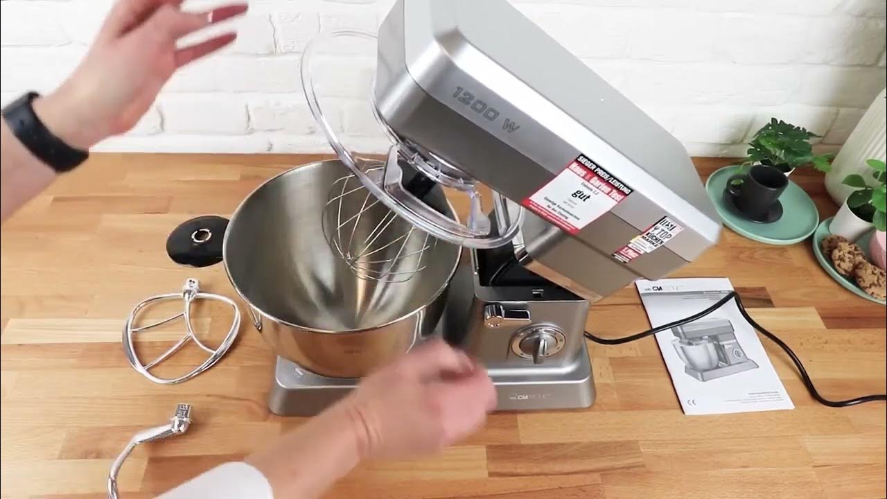 Профессиональный кухонный миксер комбайн CLATRONIC KM 3630 для пекарни ...
