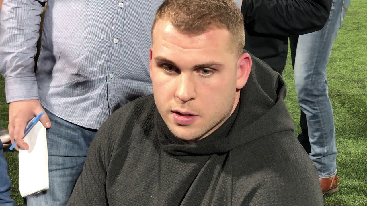 Jake Hausmann meets with reporters to preview Ohio State's showdown ...