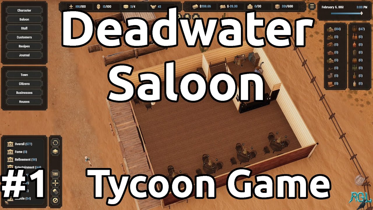 Deadwater Saloon Gameplay - 1 - YouTube