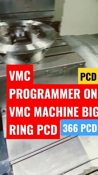 PCD ON BIG RING ON VMC MACHINE BY USING VMC PROGRAMMING OF PCD IN CNC ...