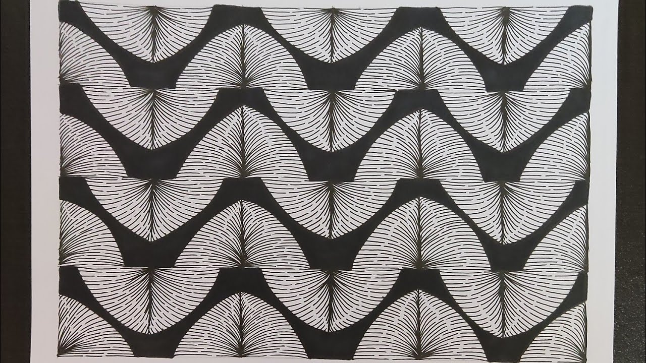 Pattern 153|How to draw patterns|doodle pattern|zentangle pattern ...