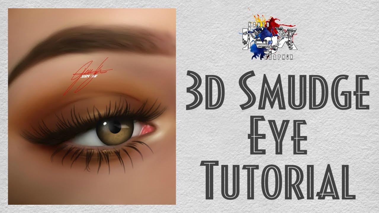 KANTOGRAPHIX | Preset Giveaway! 3D Smudge - Eye Tutorial | Autodesk ...