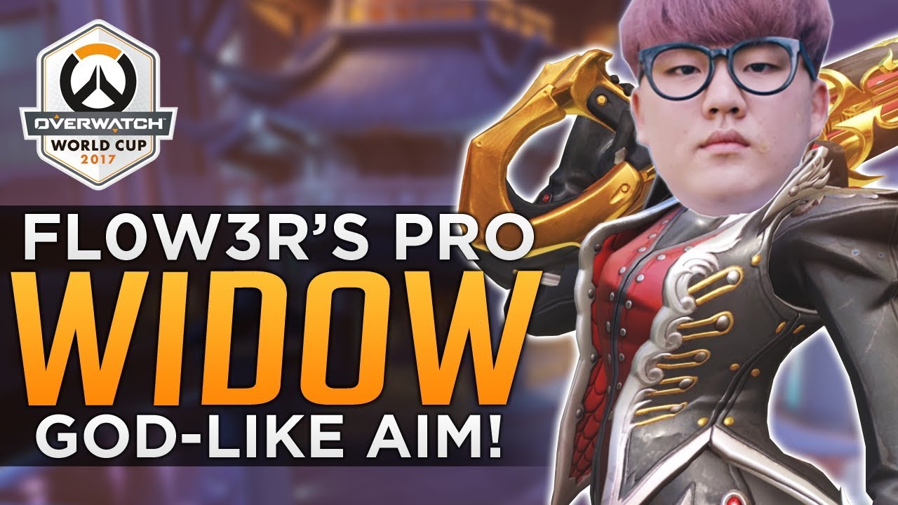 Overwatch: Fl0w3r's FLAWLESS Pro Widowmaker! - GOD LIKE AIM! - YouTube