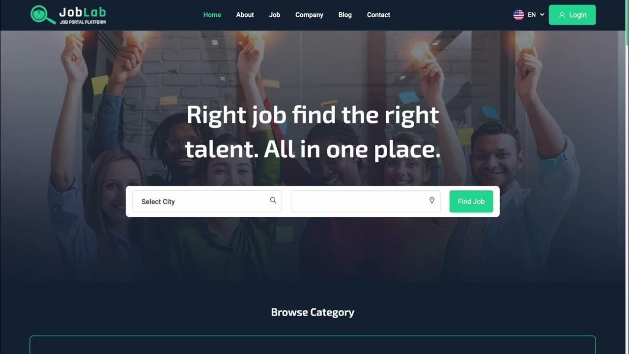 JobLab - Job Portal Platform Script Download || Job Portal Php Script Free Download - YouTube