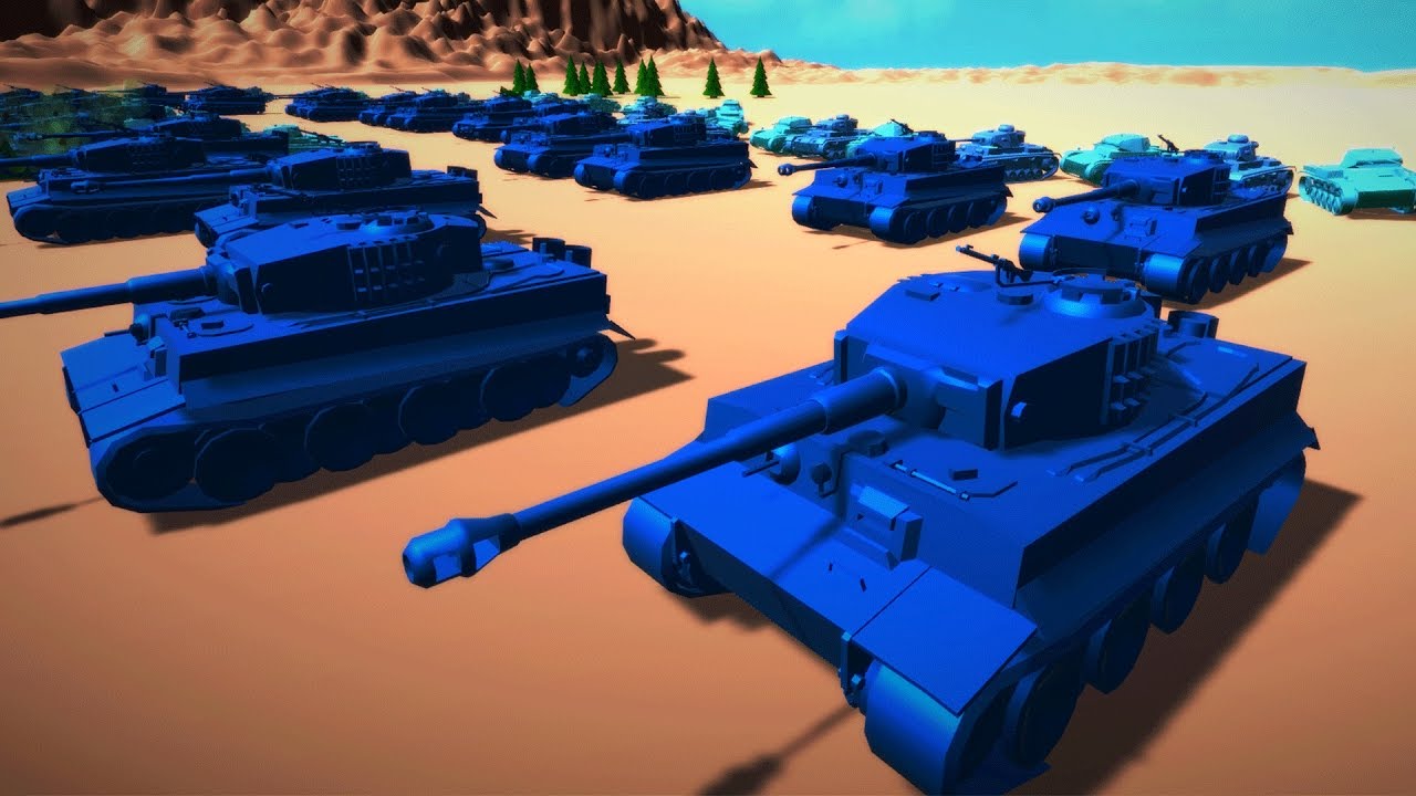 Total Tank Simulator Gameplay - TABS with Tanks? - YouTube