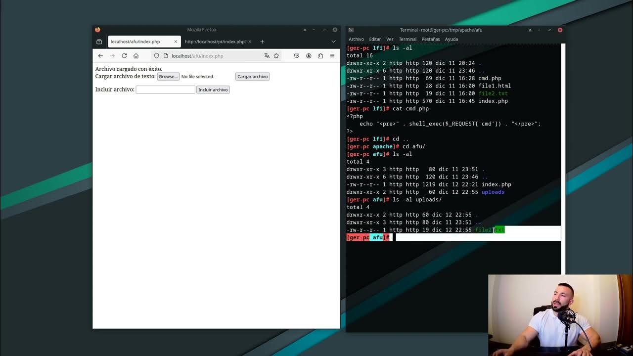 Arbitrary File Upload, Path Traversal y LFI: Comprendiendo Estas Vulnerabilidades Web - YouTube