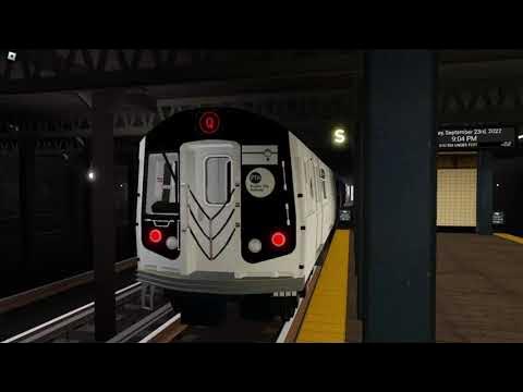 PTA Callaghan - Running a 8888 wrapped R160A Q train to 39 St - Stock Exchange - YouTube