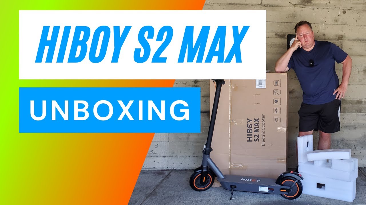 HiBoy S2 Max Unboxing - Electric Scooter Unboxing - YouTube