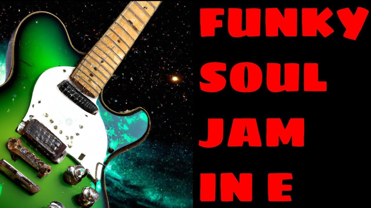 Funky Classic Soul Funk Jam | Guitar Backing Track E Major & E Minor ...