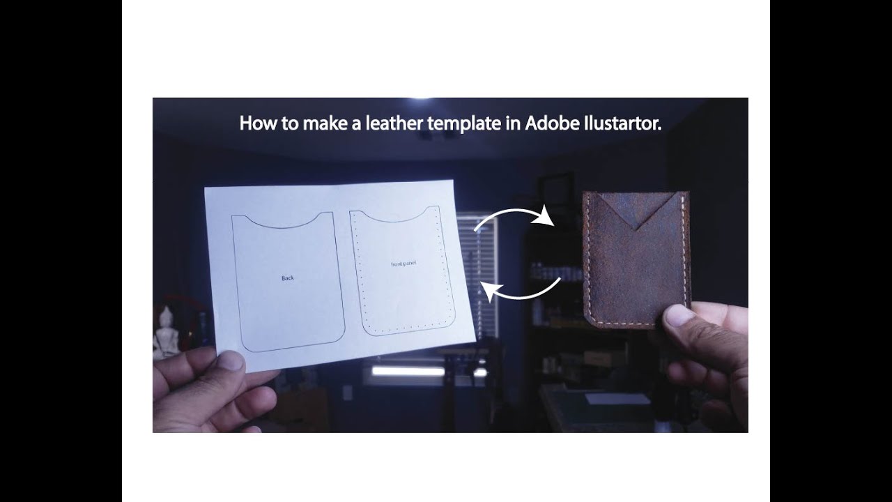 How to make a Leather Template in Adobe Illustrator # ...