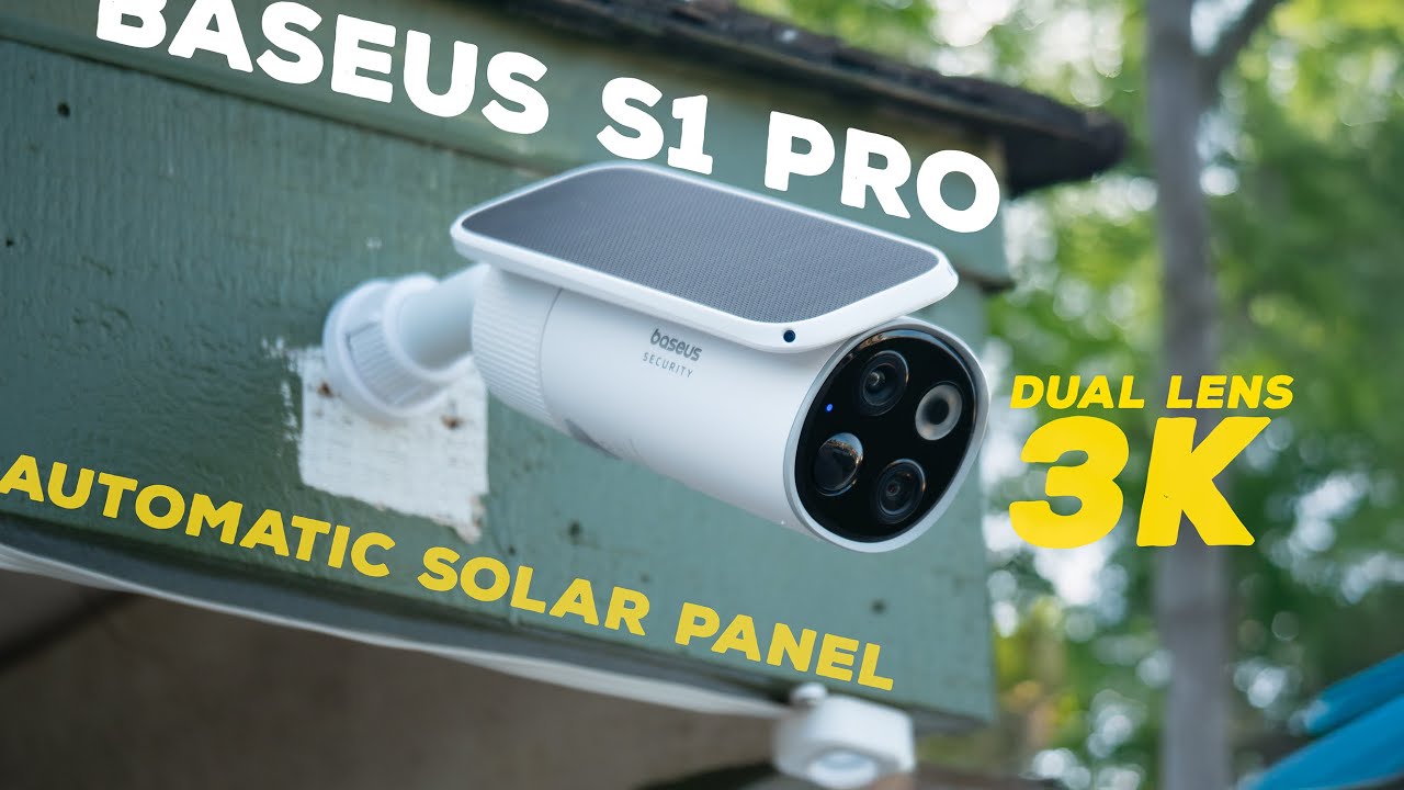 Baseus S1 Pro Dual 3k Security Camera Review - Automatic Solar Tracking ...