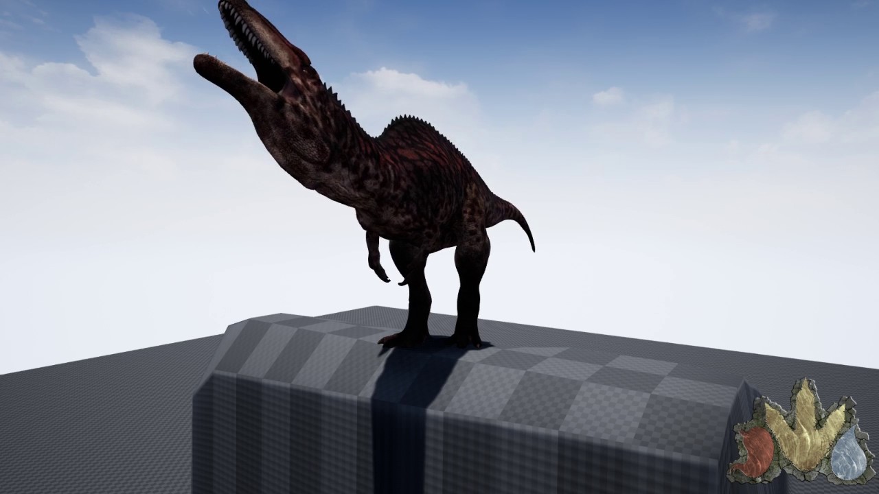 The Isle Acrocanthosaurus *updated* - YouTube