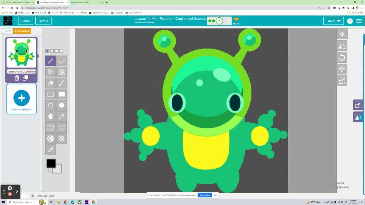 CS Discoveries Unit 3: Lesson 11 - Mini-Project - Captioned Scenes (24 ...