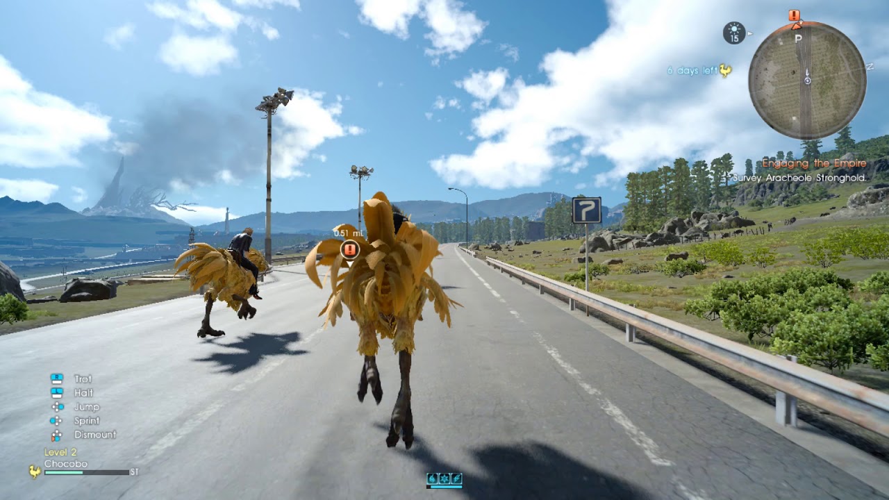 Chocobo Riding FFXV - YouTube