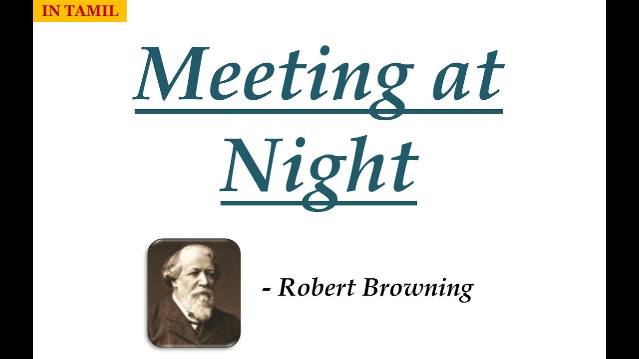 Meeting at Night by Robert Browning | Line by Line Explanation - YouTube
