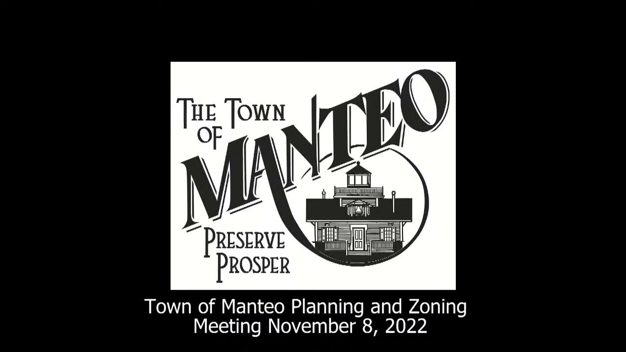 Town of Manteo Planning Board Meeting November 8, 2022 - YouTube