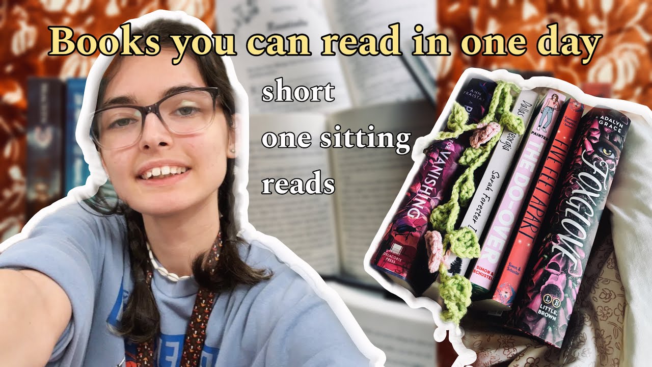SHORT BOOKS to finish your reading goal - 5+ books recs - YouTube