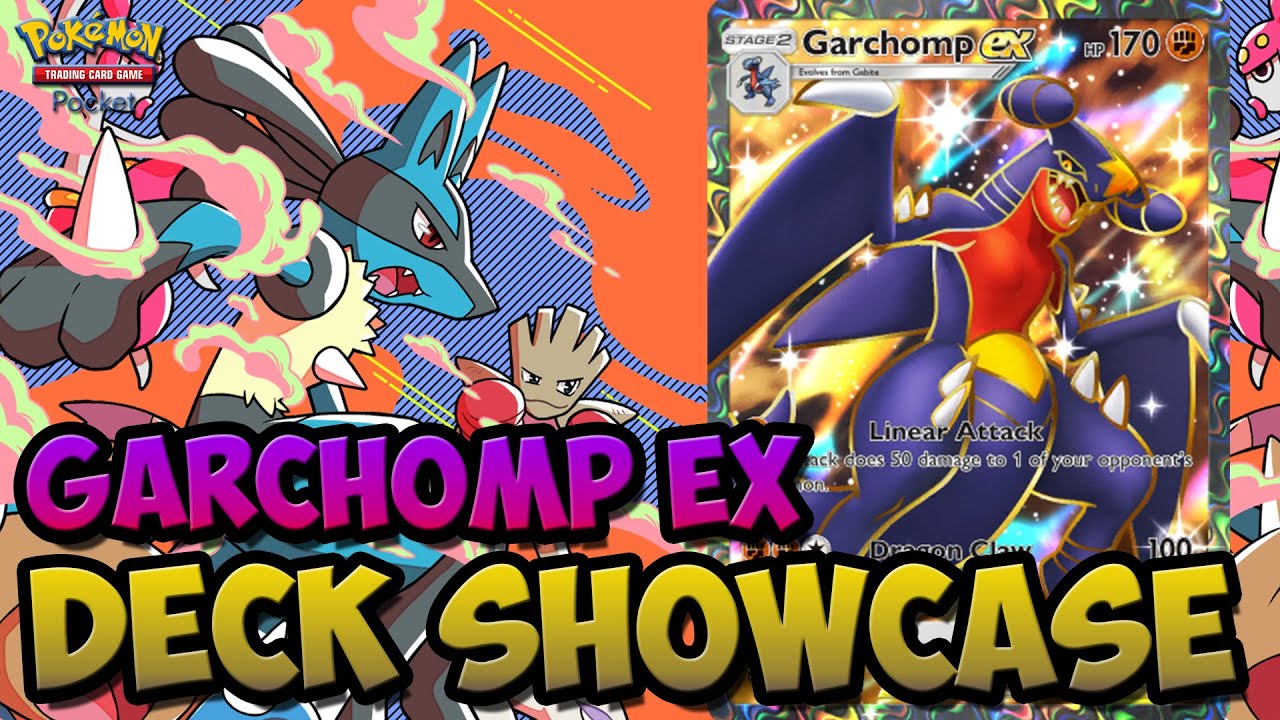 GARCHOMP EX | DECK SHOWCASE | Pokémon Trading Card Game Pocket - YouTube