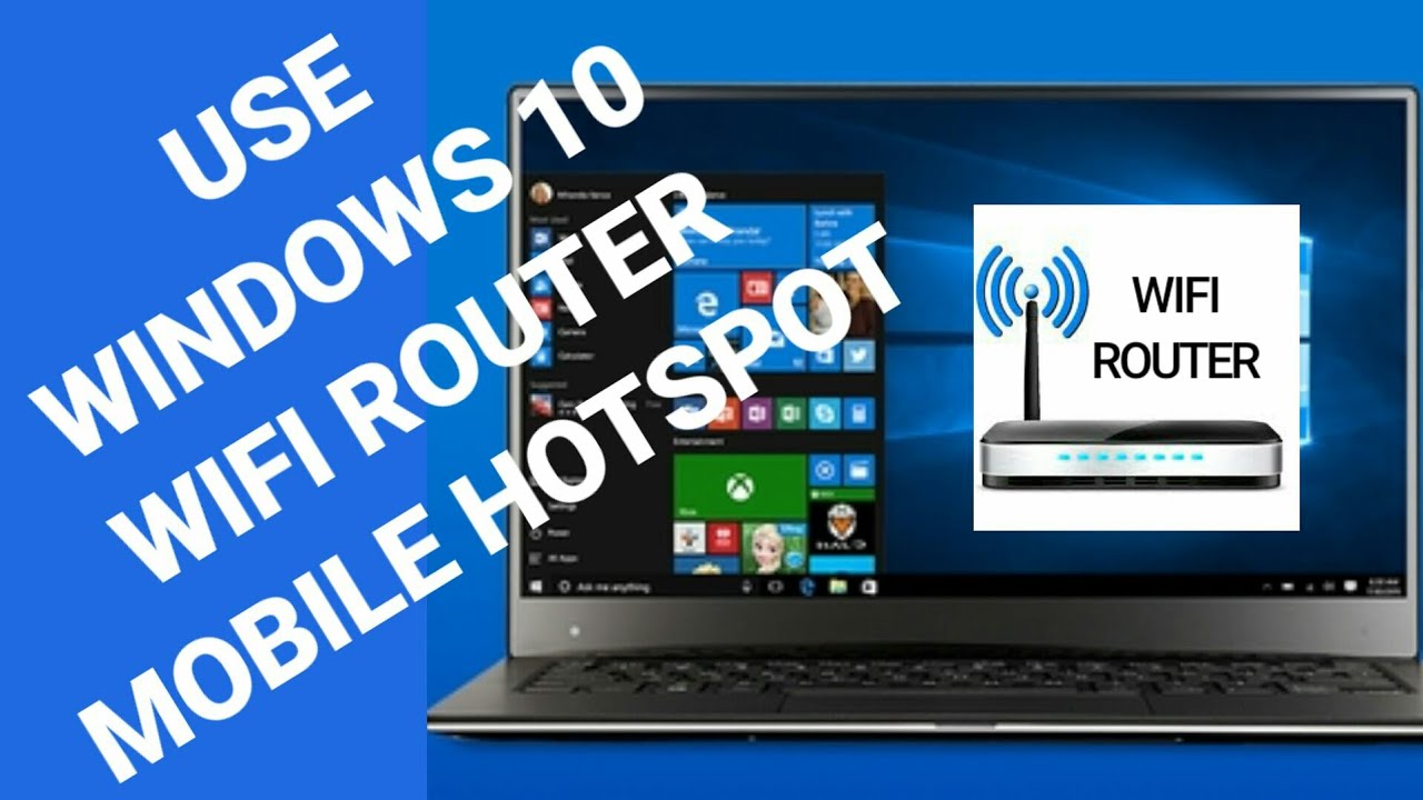 How to Use Pc or Laptop as a Router or Mobile Hotspot | Video Tutorial ...