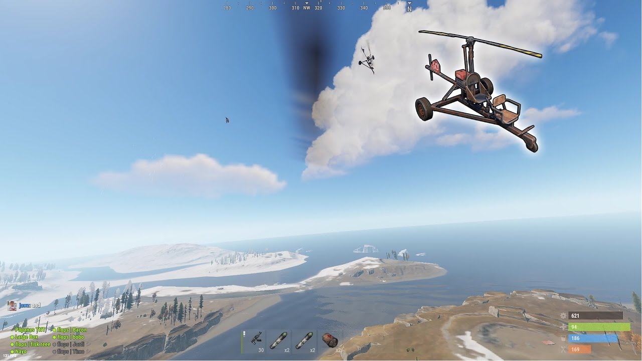 How to get a free minicopter in rust #shorts #rust - YouTube