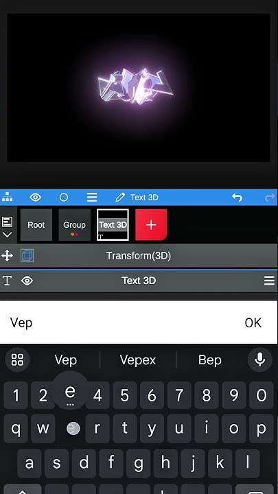 3d text tutorial - YouTube