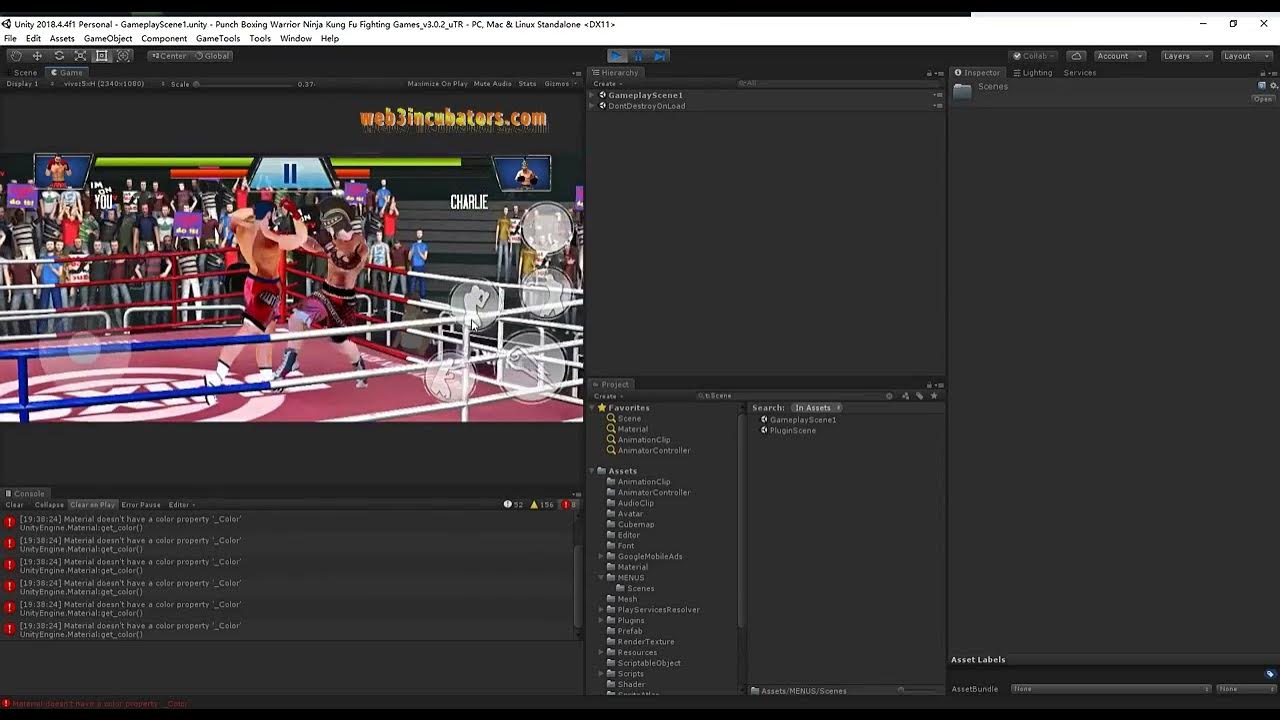 Ninja Punch Boxing Warrior Unity source code unity tutorial unity3d教程 unity code game - YouTube