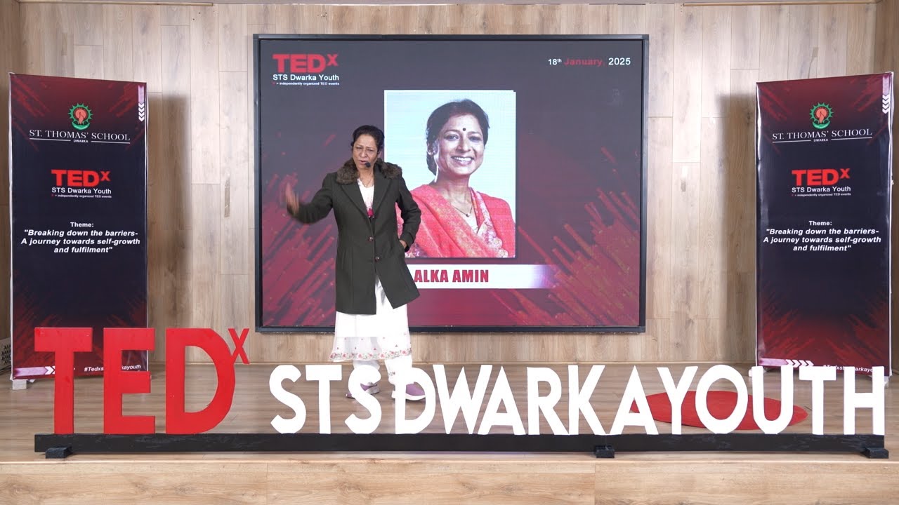 How to tackle emotional barriers in life? | ALKA AMIN | TEDxSTS Dwarka ...