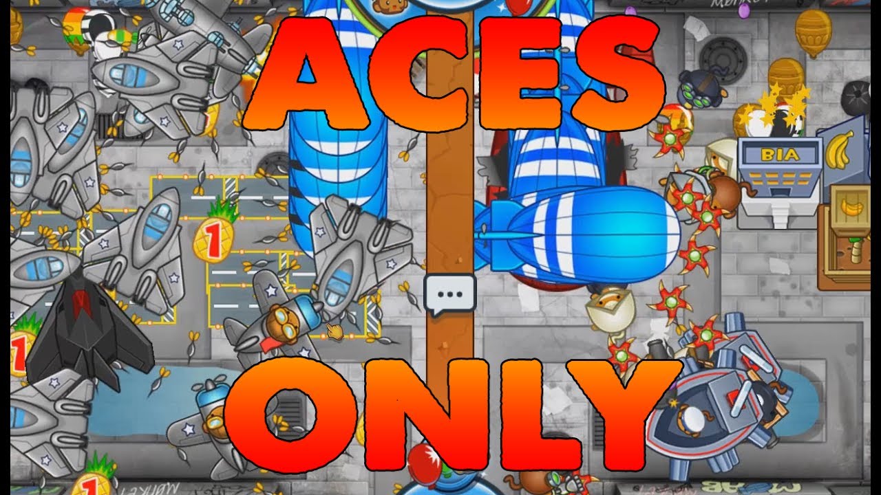 MONKEY ACE ONLY! - Bloons TD Battles - YouTube