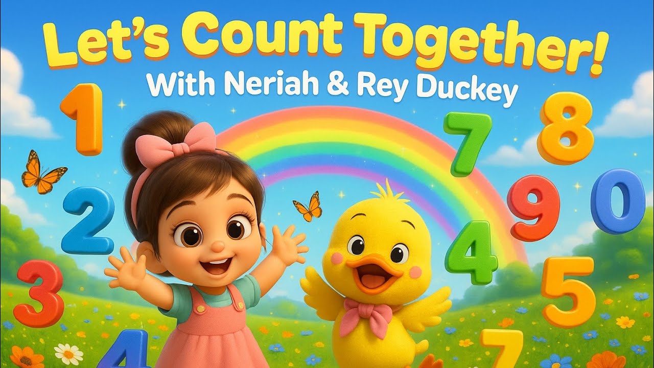 “Let’s Count Together!” #nurseryrhymes #kids #abcabc #kidslearning # ...