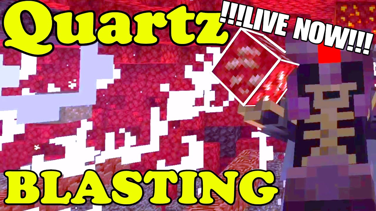 KK 9|LIVE!!! Quartz BLASTING!!! [Minecraft Bedrock 1.20] - YouTube