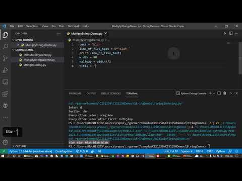 Use Multiplication With Strings - YouTube